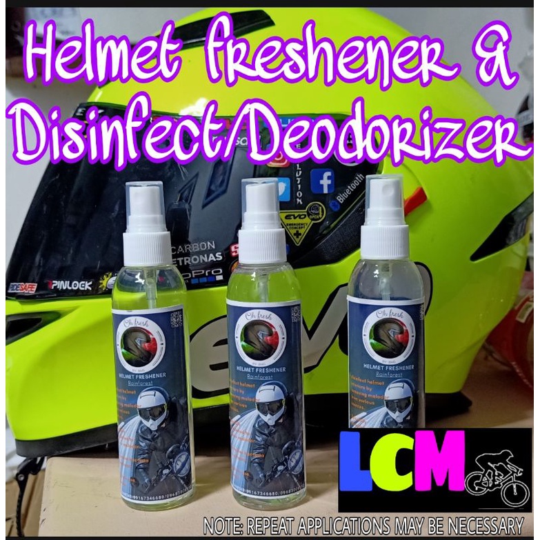 HELMET FRESHENER & DISINFECT RAINFOREST | Shopee Philippines