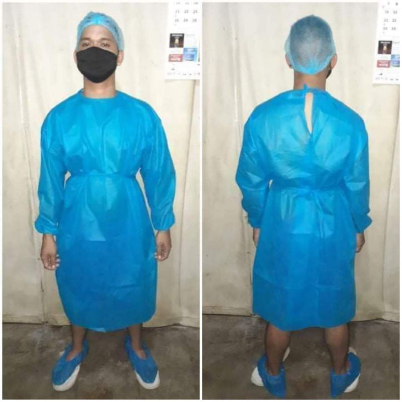 PPE complete set 40GSM non woven cloth | Shopee Philippines