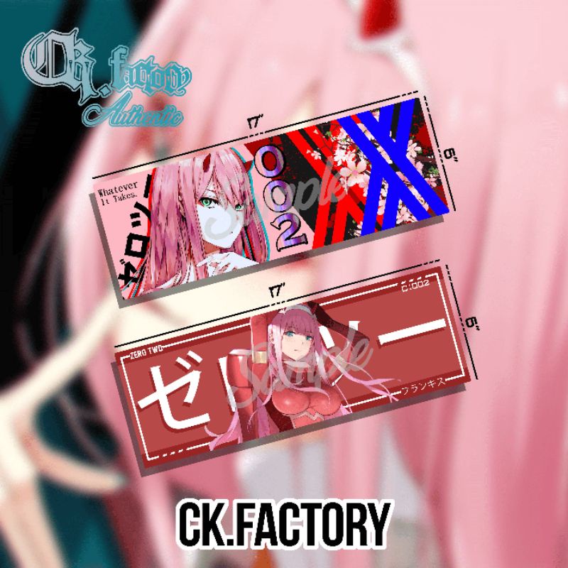 Slap Sticker Anime Zero Two | Shopee Philippines