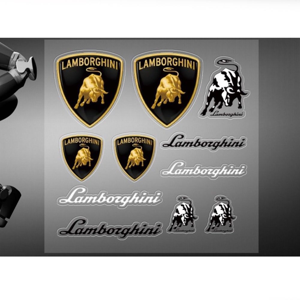 car sticker window decals vinyl stickers for Lamborghini | Shopee ...