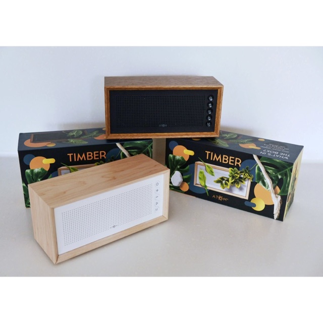 Atom Timber Bluetooth Speaker | Shopee Philippines