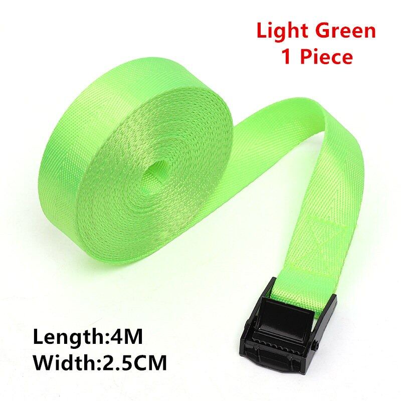 4 Meters Tensioning Belts Adjustable Cargo Straps Buckle Nylon Webbing ...