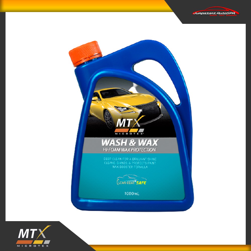 MTX Wash & Wax 1 Liter | Shopee Philippines