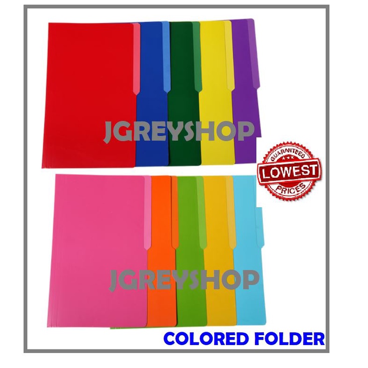 LONG COLORED FOLDER 50PCS | Shopee Philippines