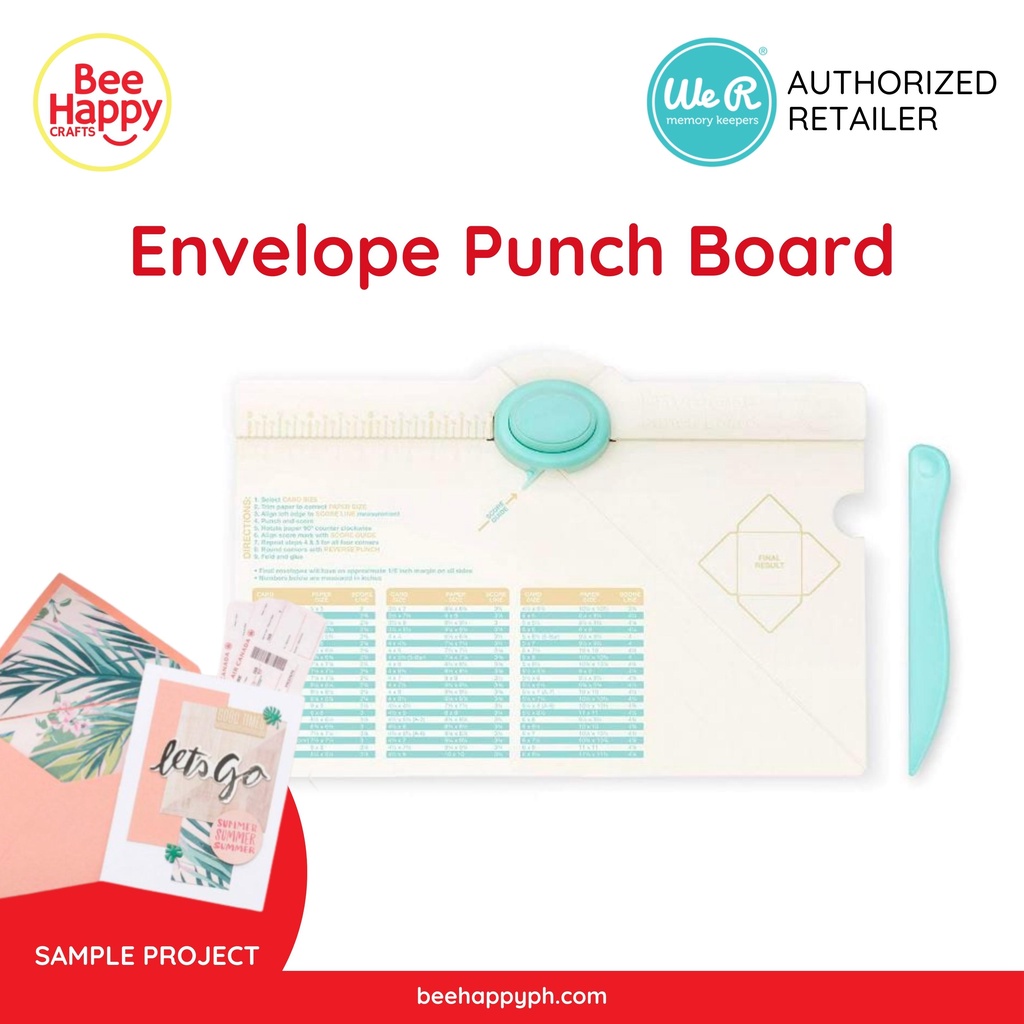 We R Memory Keepers Envelope Punch Board | Shopee Philippines