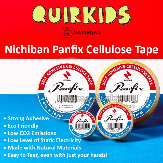 Nichiban Panfix Cellulose Adhesive Tape | Shopee Philippines