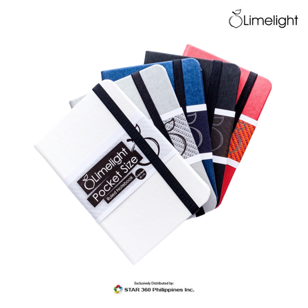 2pcs Limelight Ruled Notebook Pocket-sized | Shopee Philippines