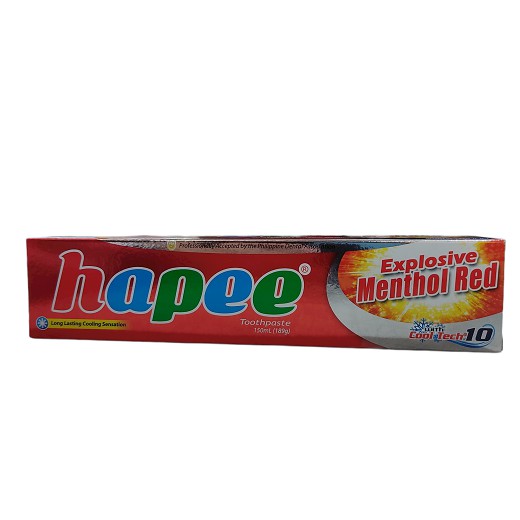 Hapee Toothpaste Explosive Menthol Red 150ml | Shopee Philippines
