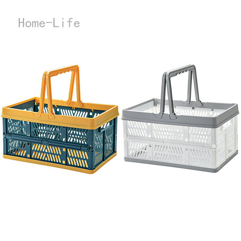 32 Litre Collapsible Crate Collapsible Strong Plastic Boxes Stackable ...