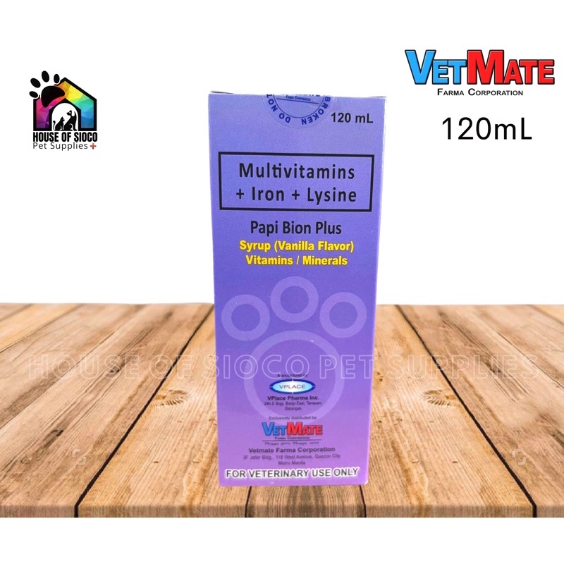 Papi Bion Plus Iron Supplement For Pets 120ml | Shopee Philippines