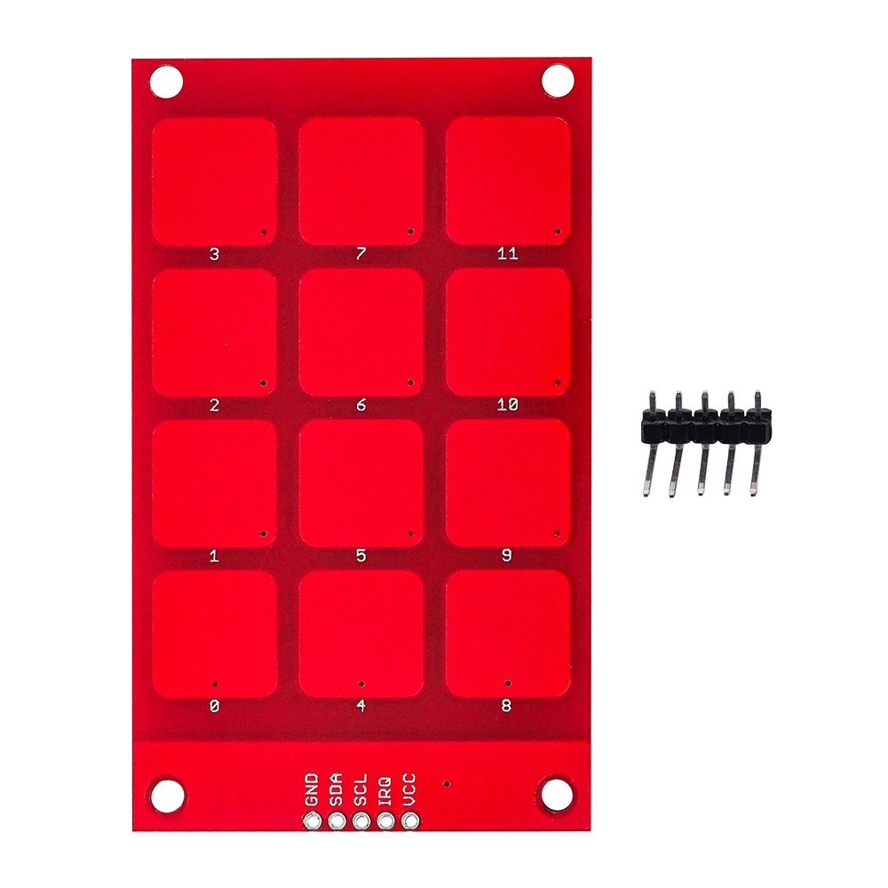 MPR121 CJMCU-122 Capacitive Touch Sensor Module 3*4 Buttons Keys Keyboard I2C Interface for ...