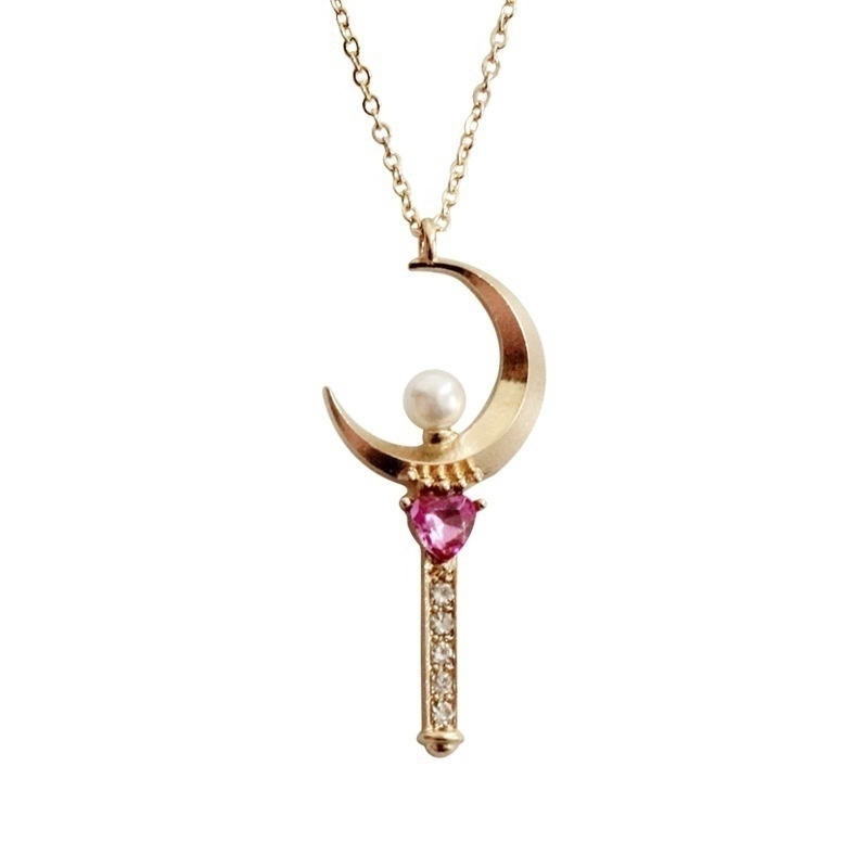 New Sailor Moon Necklace Anime Jewelry Girl Cosplay Accessories Figure ...