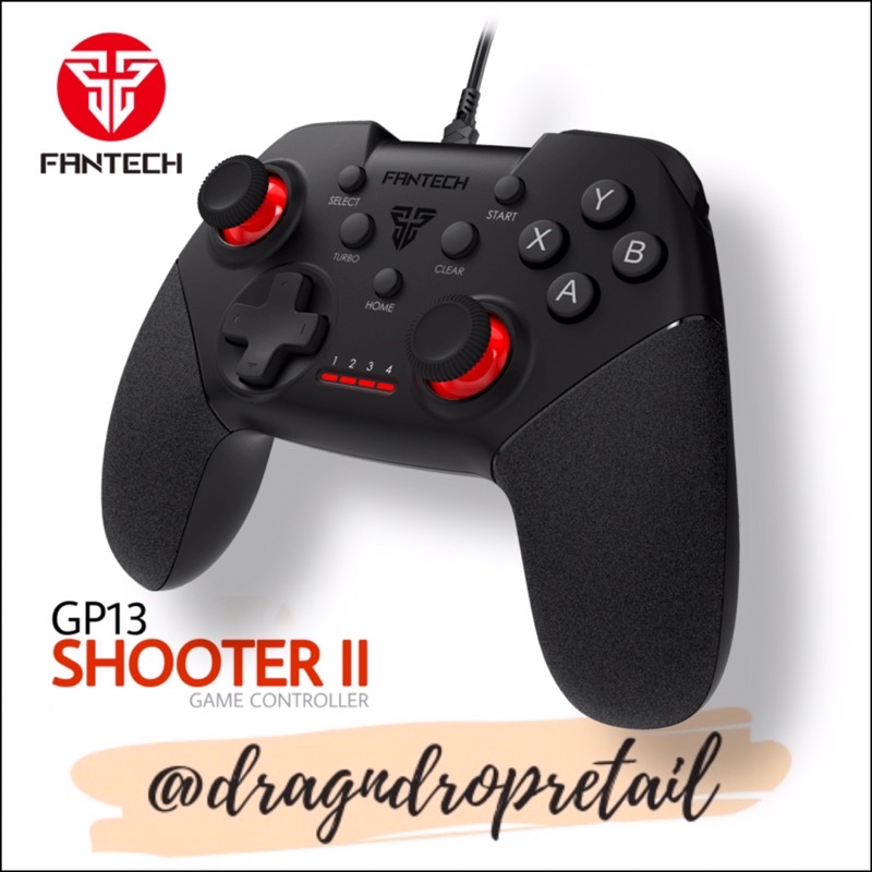 FANTECH GP13 SHOOTER II Wired Gaming Controller Gamepad Joystick for PC ...