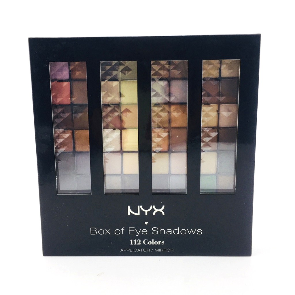 NYX Box of Eyeshadows 112 Colors Palette S104 | Shopee Philippines