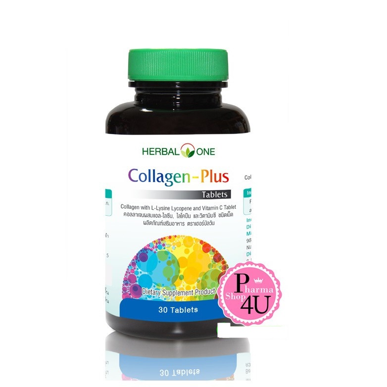 Herbal One Collagen Plus (Ouen Osoth) 30 Tablets/Colla 500 5538 ...
