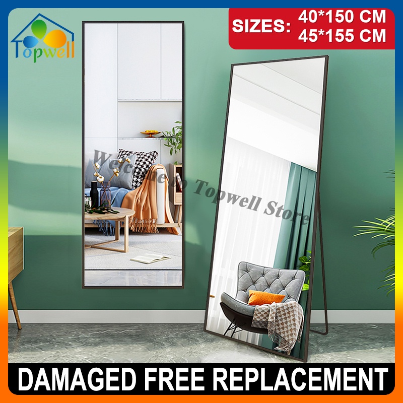 [Warranty] Mirror 160*50cm Floor Mirror Full Length Mirror With Stand ...