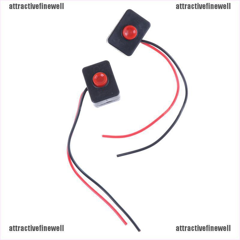 High cost performance 2PCS DC 12V 2A Adhesive Base Push Button Action ...