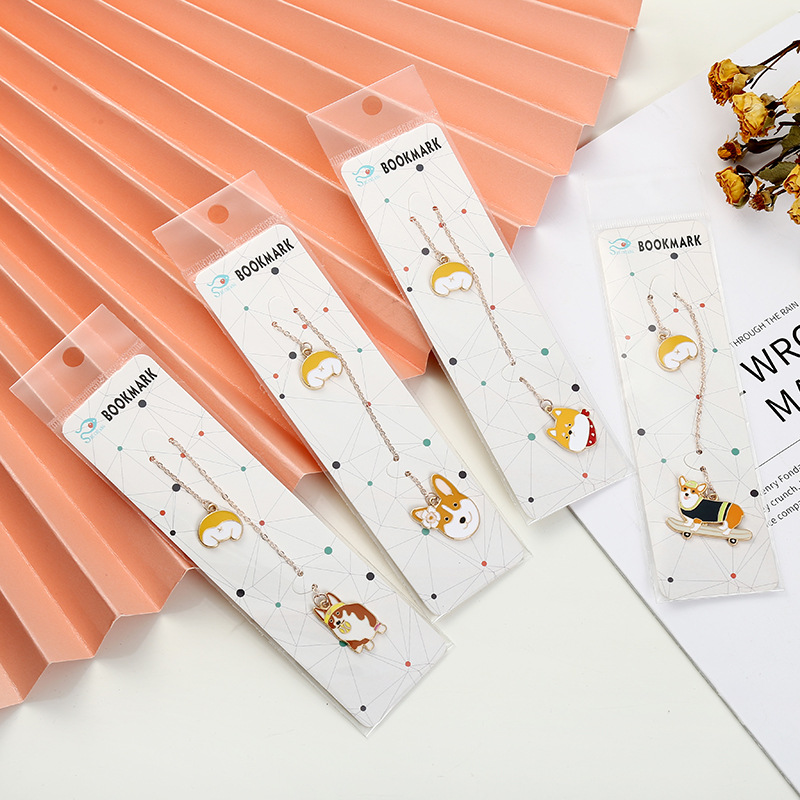 Creative Cartoon Cute Animal Bookmarks Cute Corgi Bookmarks Student ...