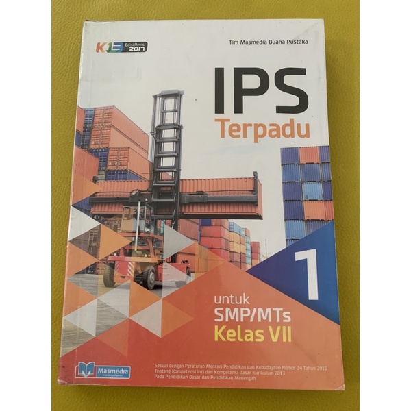 The 1st Integrated ips Book, Junior High School, 7th Grade, masmedia ...
