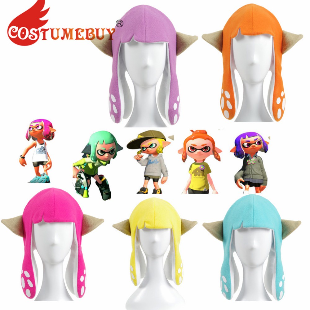 CostumeBuy Game Splatoon 2 Inkling Squid Hats and Mask Adult Splatoon 2 ...