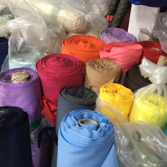 Tetoron Cotton Fabric 45" width | Shopee Philippines