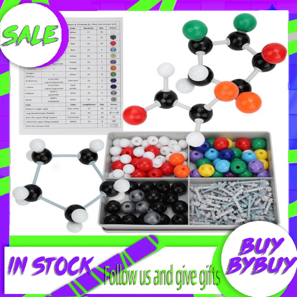 Buybybuy 240 Pcs Molecular Model Organic Inorganic Structure Kit ...