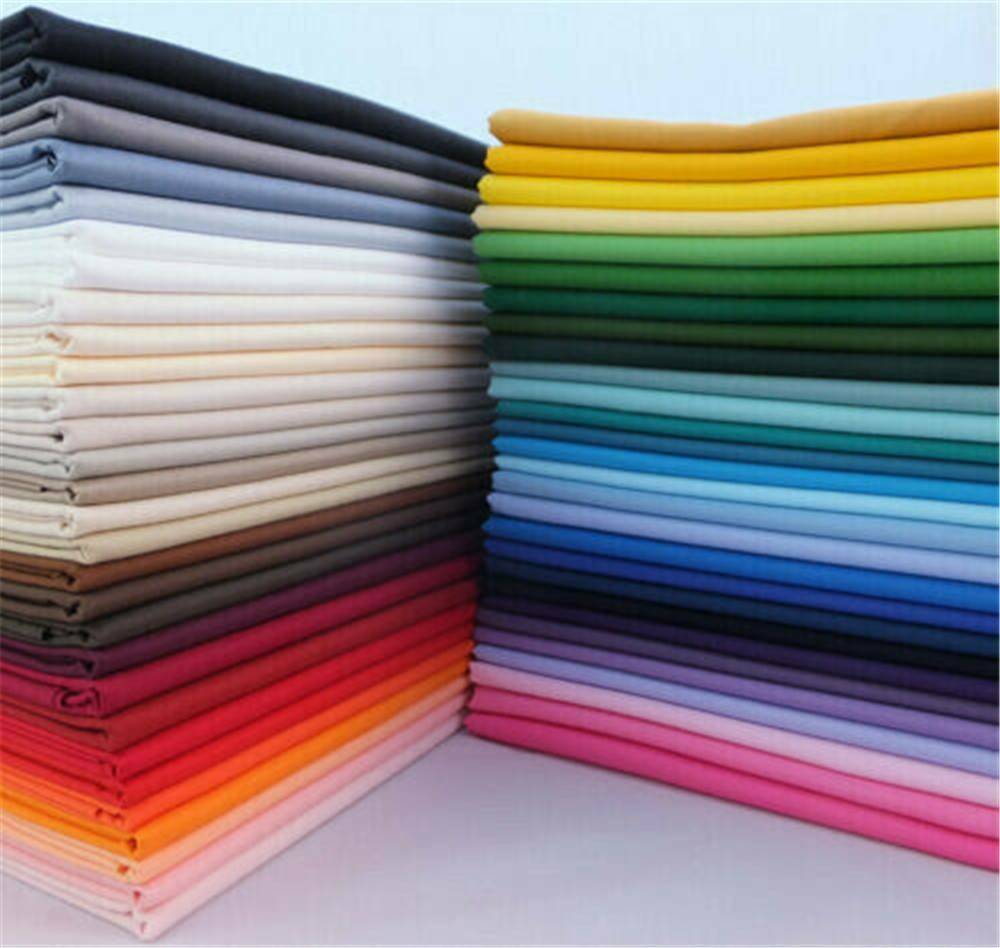 100% Cotton Fabric Solid Color 60” Width Quilting Sewing Tablecloth By ...