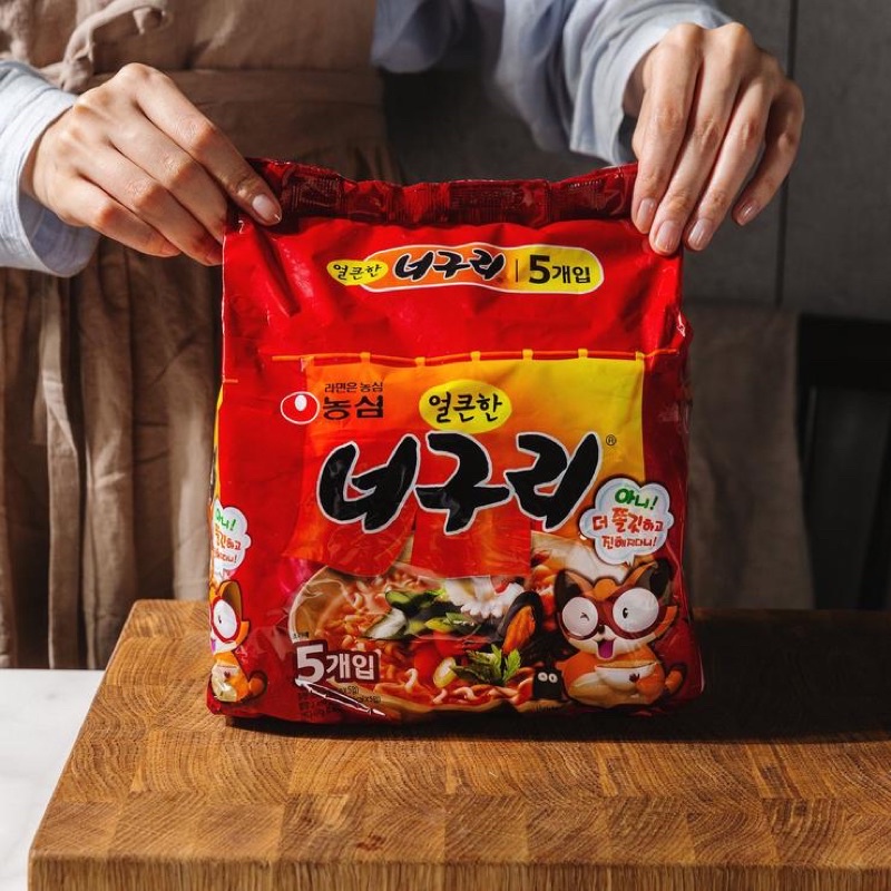 Noguri Ramen Instant Noodles Spicy Seafood Flavor NEOGURI RAMYUN (IX ...