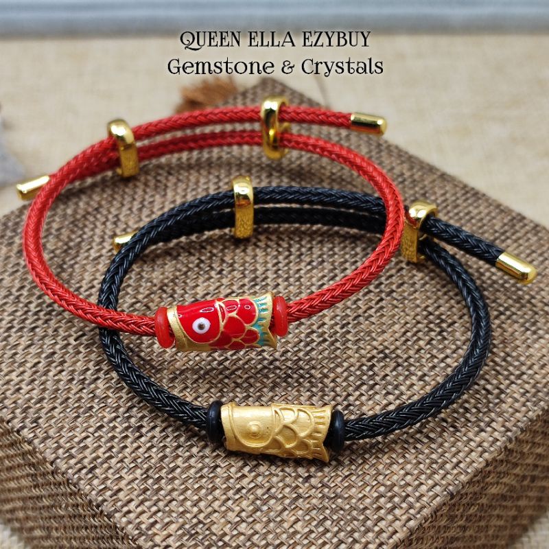 QEE PH | AROWANA LUCKY CHARM BRACELET STAINLESS STEEL ROPE WIRE ...