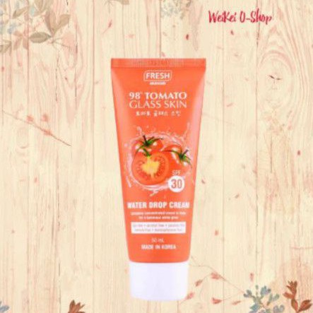FRESH Skinlab 98% Tomato Glass Skin WATER DROP CREAM Spf 30 50ml ...