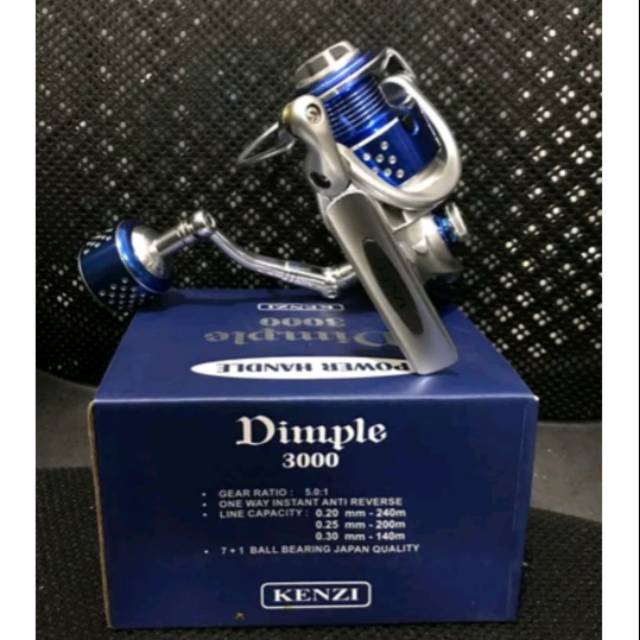 Kenzi dimple 3000s powerhandle Reel | Shopee Philippines