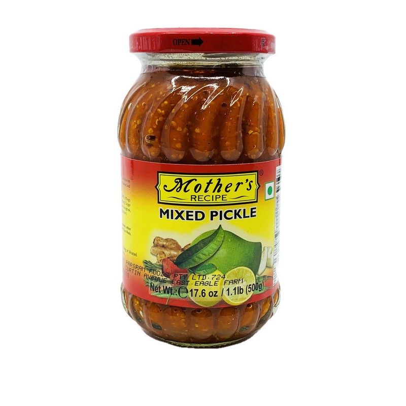 Mother's Recipe Mixed Pickle 500g - Spicy And Tangy - 100% Pure From ...