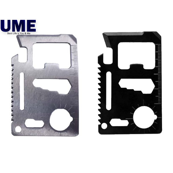 Portable Stainless Lifesaving Survival Tool Multi-Functional Card Tools ...