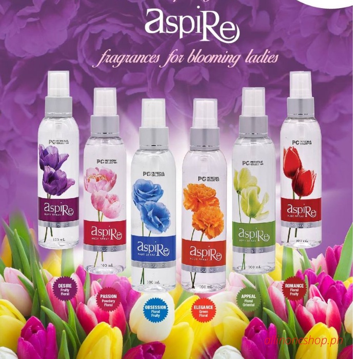 Aspire Body Spray (Desire, Passion, Obsession, Elegance, Appeal ...