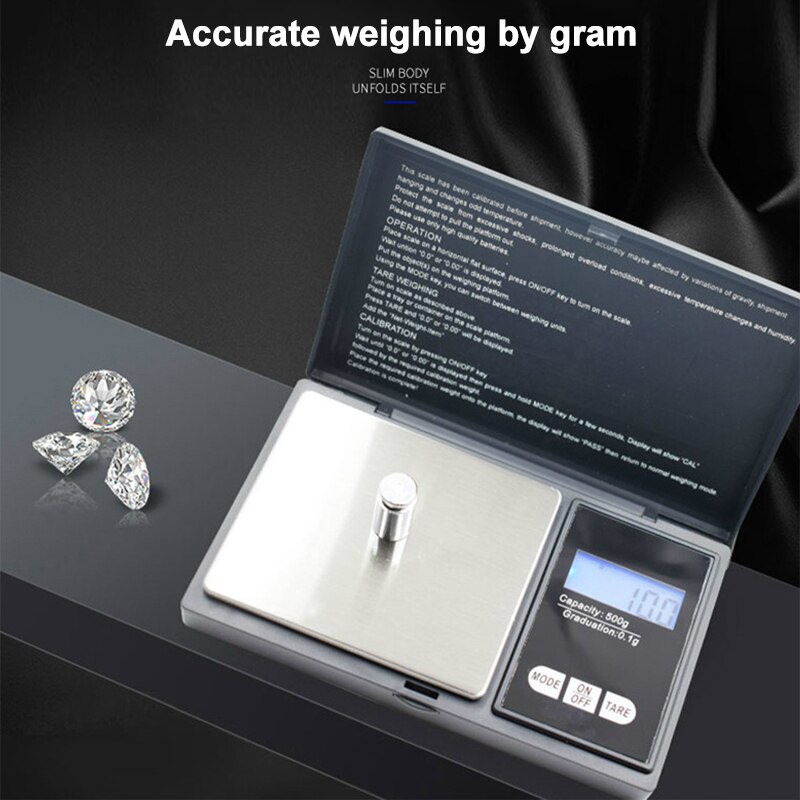 Pocket Scale 0.001g High Precision Digital Scales Jewelry Gold Balance ...