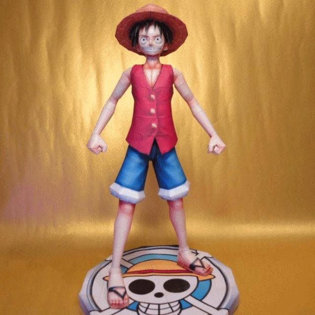 Anime paper model [One Piece] Monkey D.Luffy | Shopee Philippines