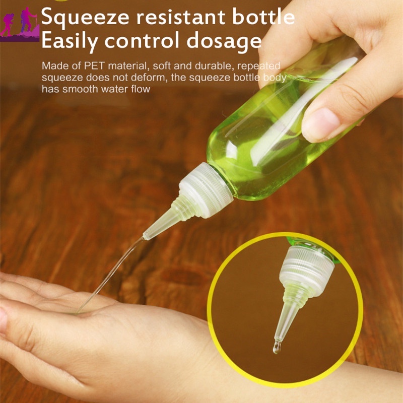 Transparent Plastic Squeeze Dropper Bottles Ink Glue Empty Container ...