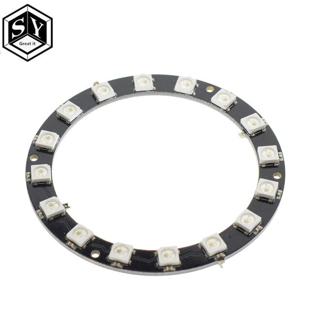 RGB LED Ring 16Bit WS2812 5050 RGB LED + Integrated Drivers Built-in ...