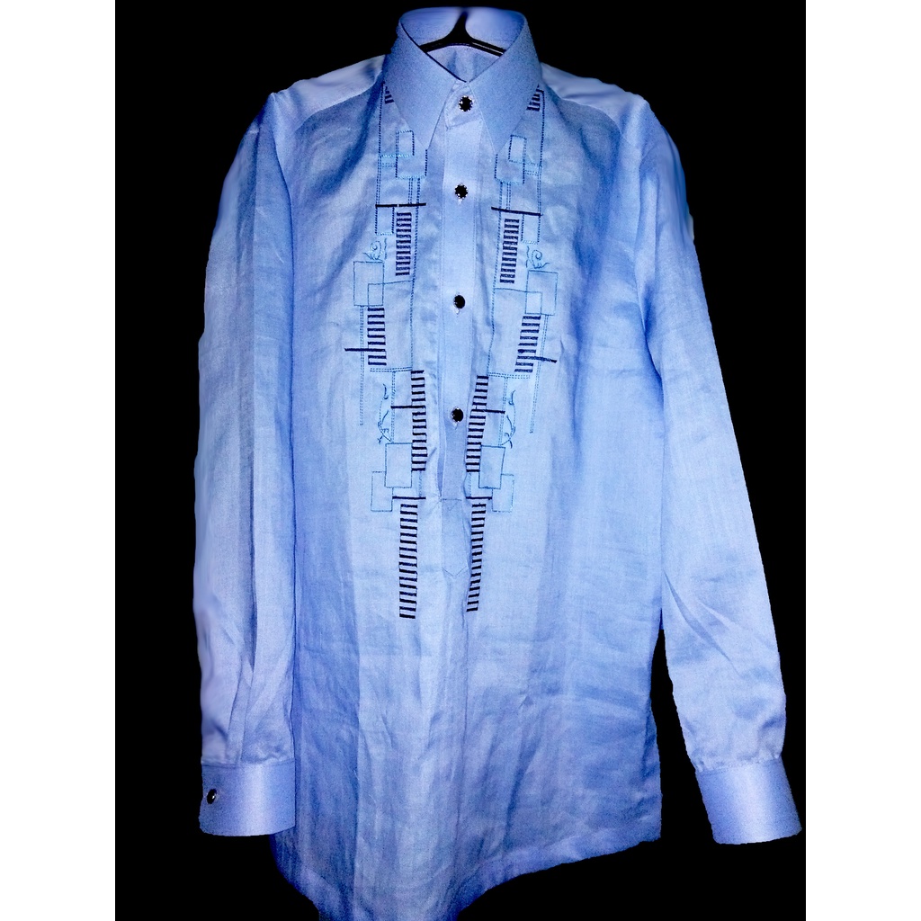 Gusot Mayaman Polo Barong Long Sleeves or Short Sleeves (Full-Open ...