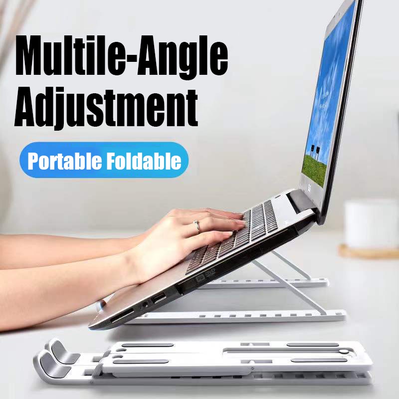 Universal Laptop Cooling Foldable Plastic Adjustable Stand Holder ...