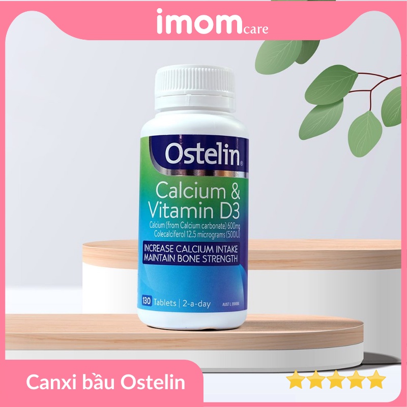 Ostelin Australian Pregnancy Calcium 130 tablets - Calcium & Vitamin D3 ...