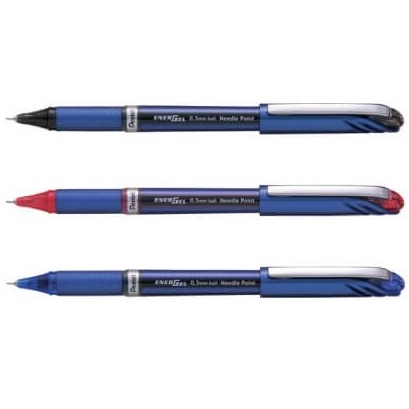 Pentel Japan EnerGel 0.5/0.7 BLN25 BL27Gel Roller Pen Black Blue Red ...