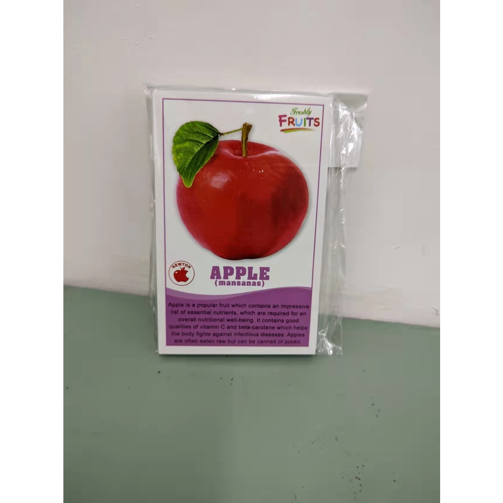 FRUIT FLASH CARDS (LEARNING DIFFERENT KIND OF FRUITS) | Shopee Philippines