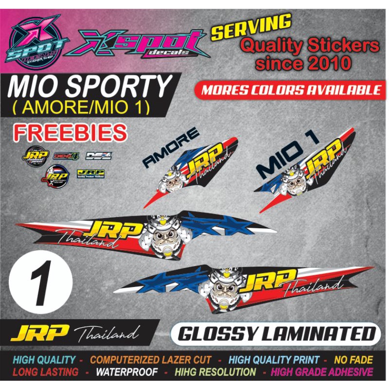 MIO SPORT STICKER DECALS AMORE/MIO 1 | Shopee Philippines