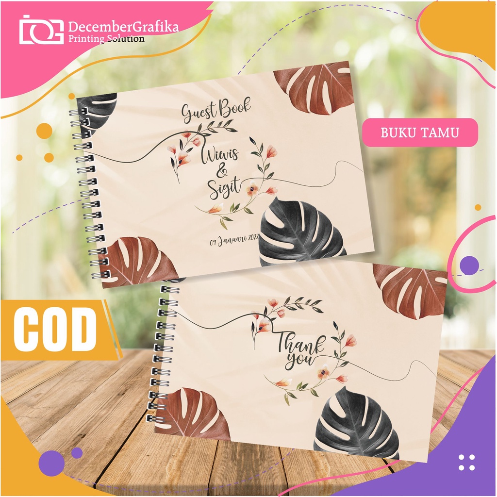 Custom GUEST BOOK (A4 size) | Shopee Philippines