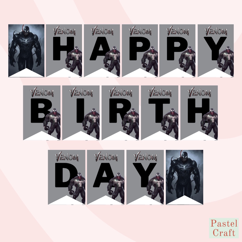 Venom Customized Banner (Message us before you order. Price is per flag ...