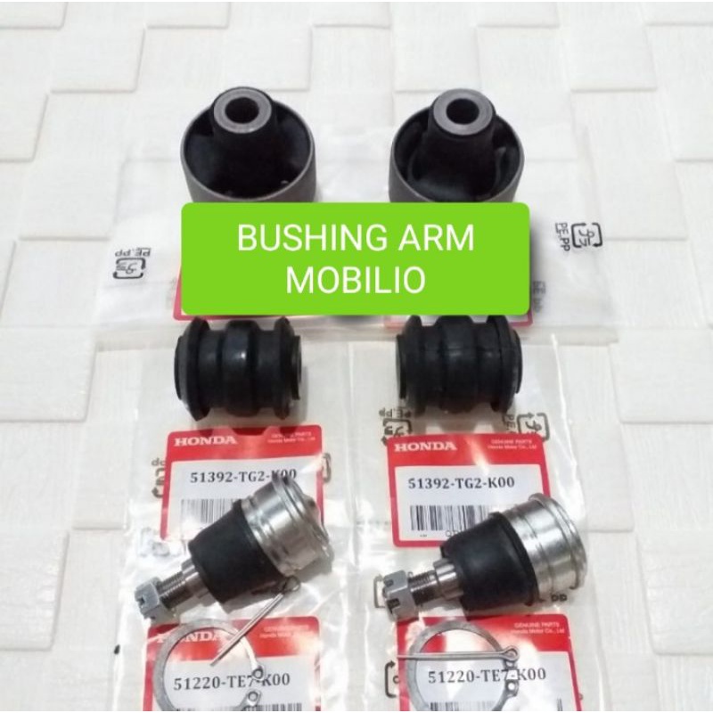 BUSHING ARM 1 PACKAGE + BALL JOINT HONDA MOBILIO BRIO BRV ORIGINAL ...