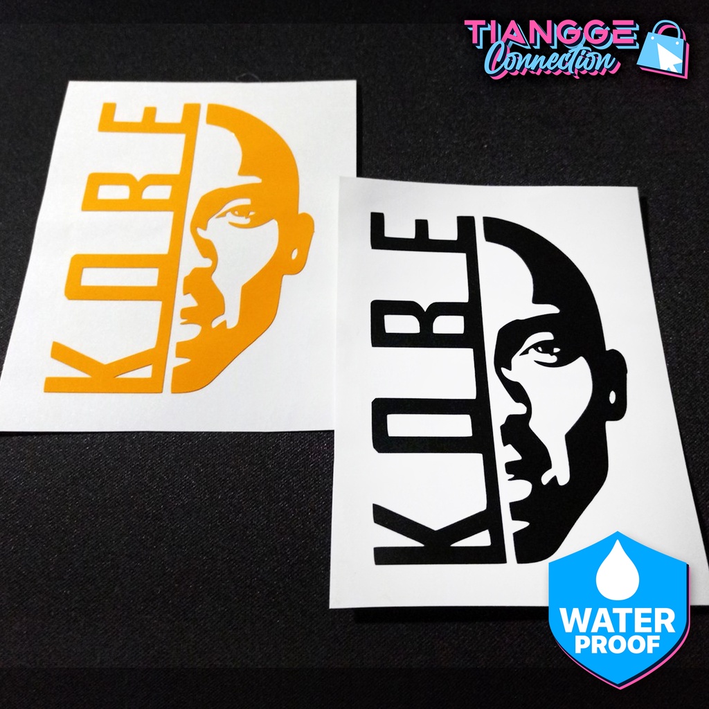 Kobe Bryant DECAL WATERPROOF for motor & car, cellphone & other devices ...