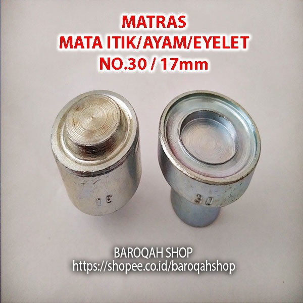 MATA Duck Eyelet Handpress Stand Mat no. 30 (17mm) | Shopee Philippines