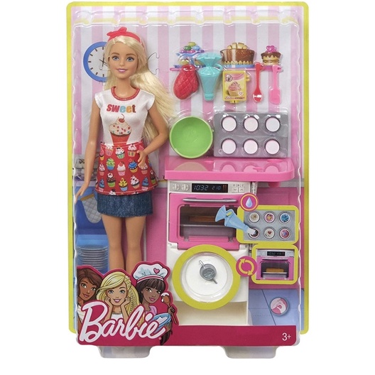 Original Barbie Bakery Chef Doll and Playset | Shopee Philippines
